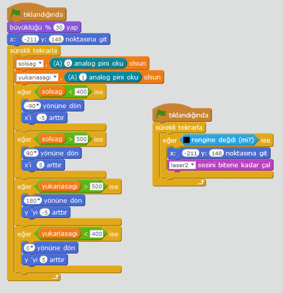 Mblock ile Joystick Kullanımı ve Kukla Hareket-LABİRENT Oyunu-28 ...